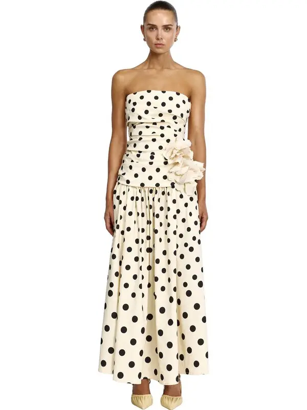 Acler Ketchin Maxi Dress - Dotty