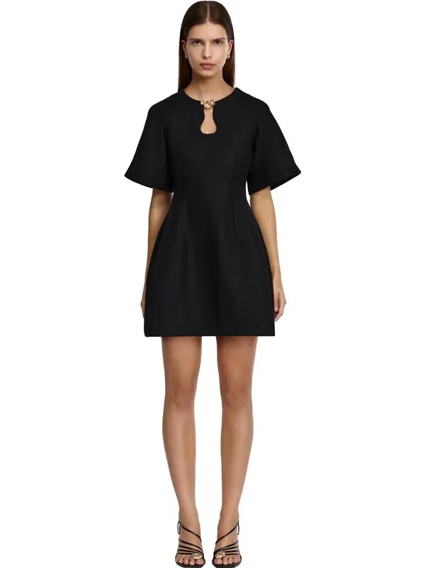 Acler Picts Mini Dress - Black