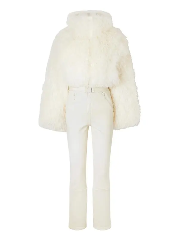 Cordova Nozawa Shearling And Shell Ski Suit - Neutrals