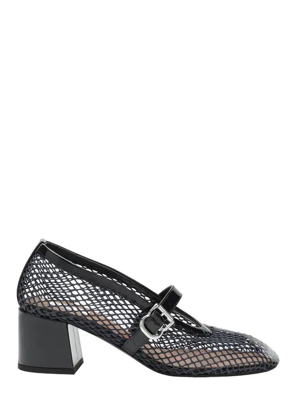 Alaïa Mary Jane 55 Midnight Mesh - Blue