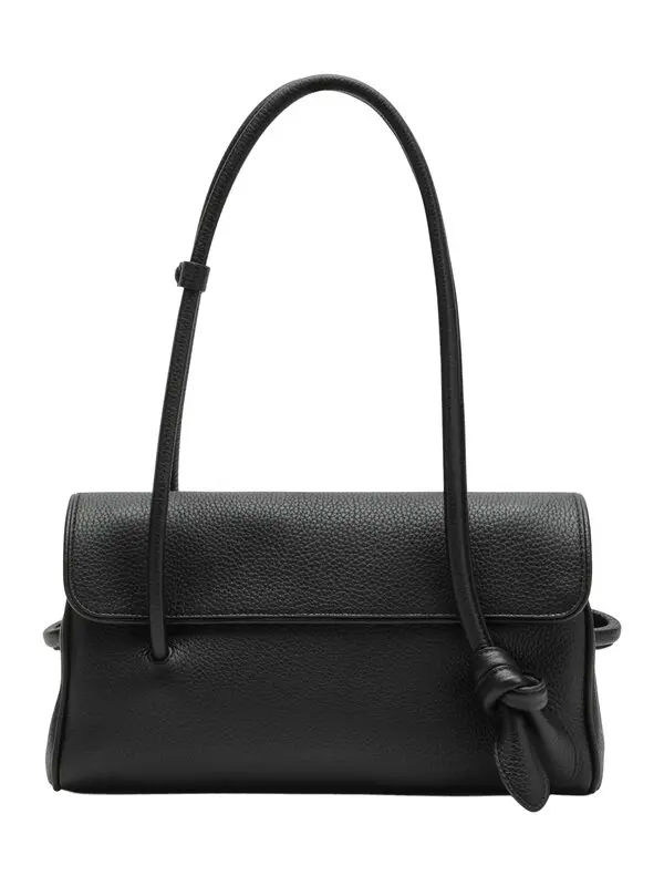 Jacquemus Turismo Leather Shoulder Bag - Black