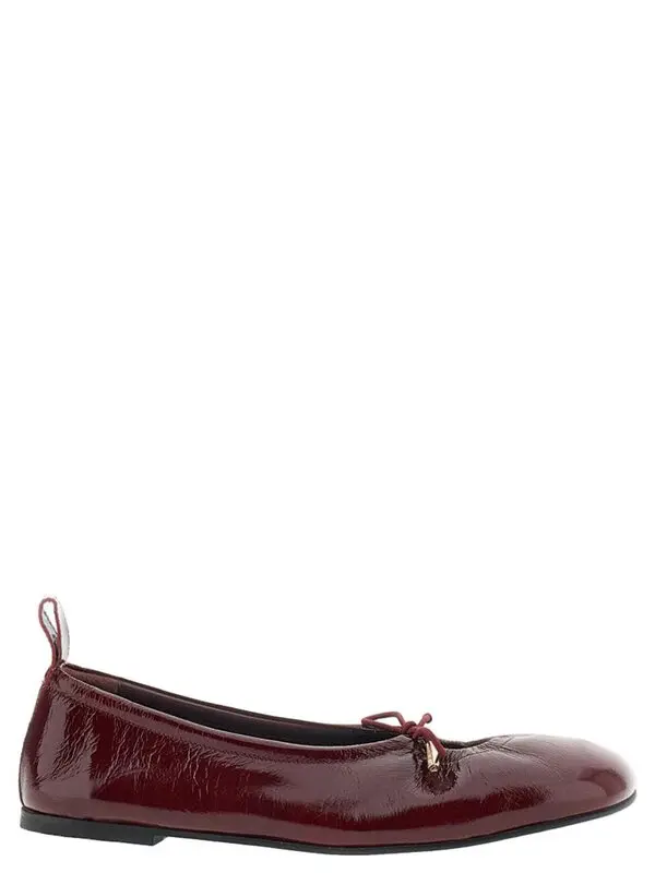 ALOHAS Ballerine Rosalind In Pelle Lucida - Rosso