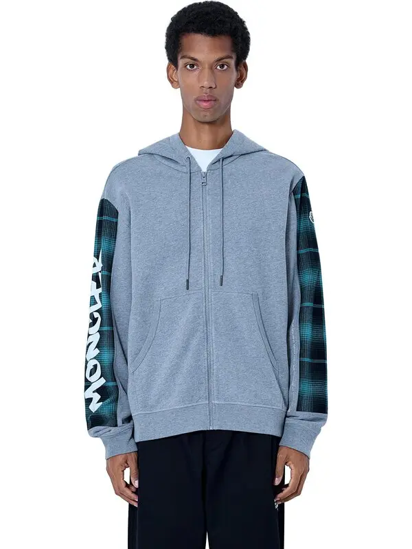 Moncler X Frgmt Hiroshi Fujiwara Hooded Zip Sweatshirt - Gray