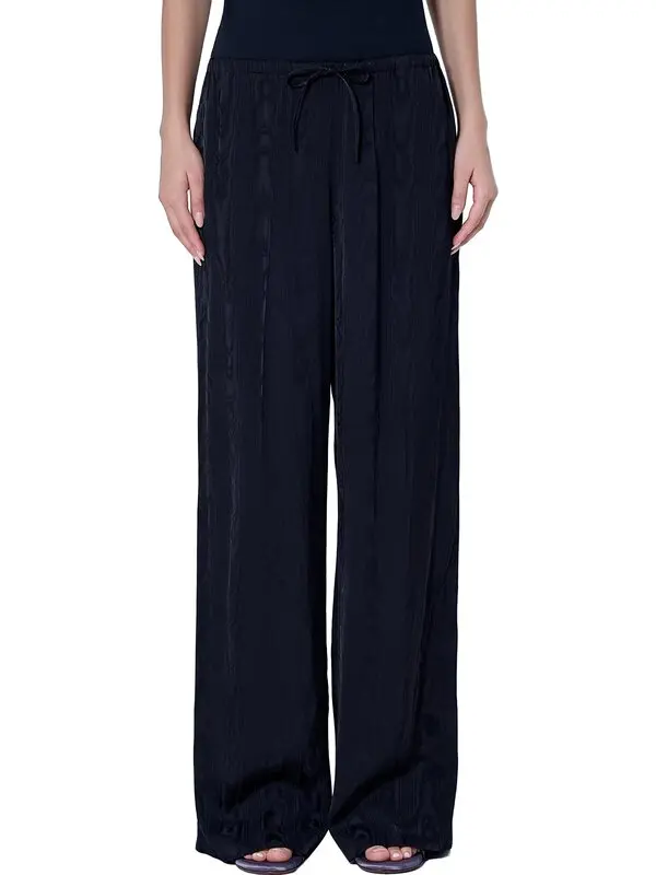 Dries Van Noten Puvis Wide-leg Satin Pants - Black