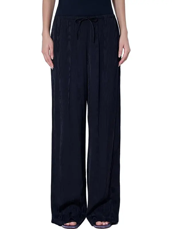 Dries Van Noten Puvis Wide-leg Satin Pants - Black