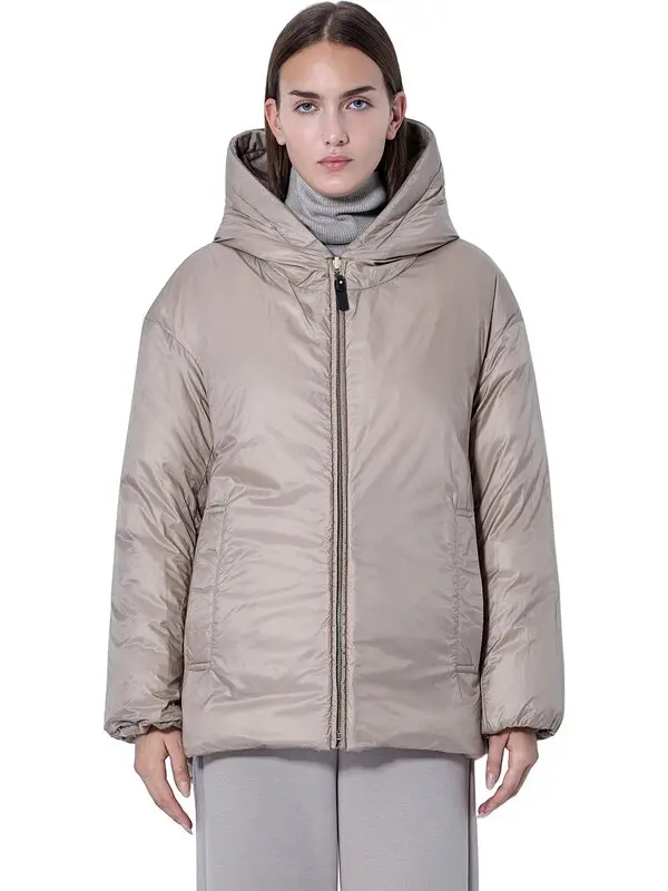 Max Mara Reversible Cashmere Puffer Jacket - Cream
