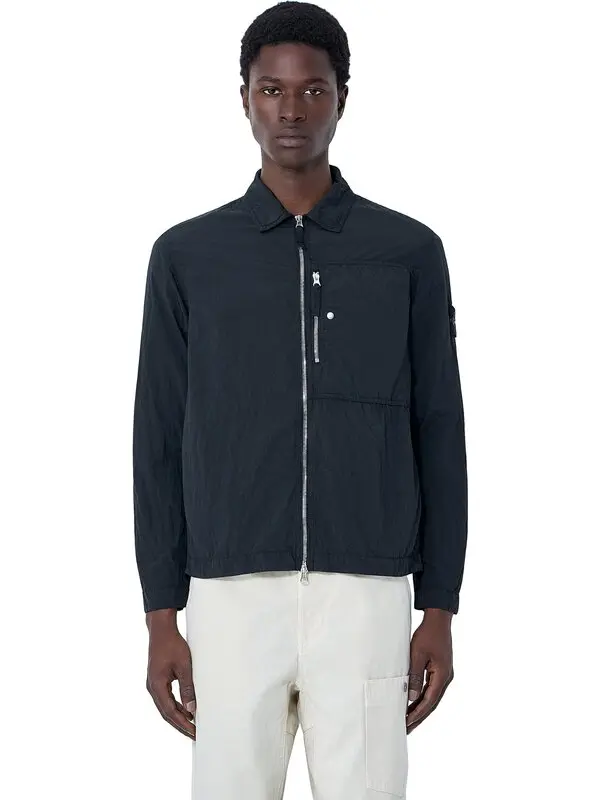 Stone Island Zip-front Technical Jacket - Black