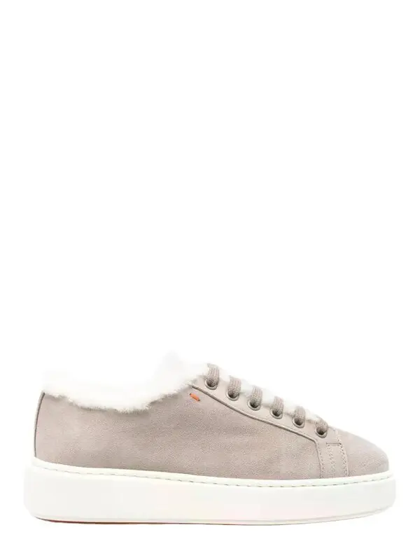 Santoni Round Toe Sneakers - Grey