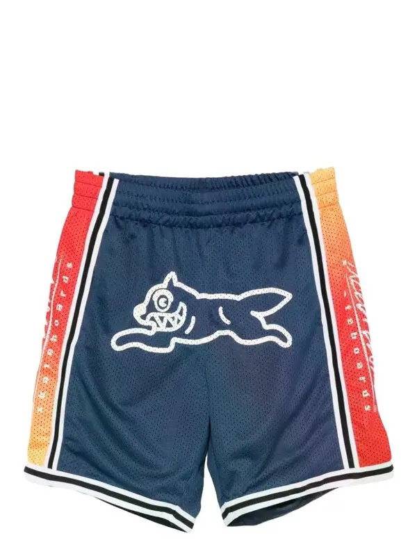 BILLIONAIRE BOYS CLUB Running Dog Logo-print Track Shorts - Blue