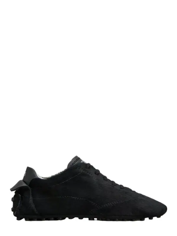 TOD'S Pony-effect Leather Gommino Sneakers - Black