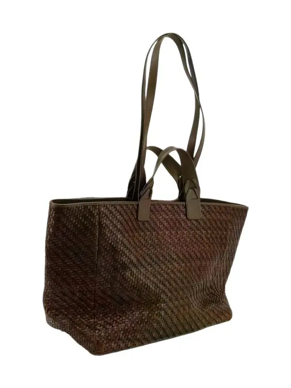IBELIV Medium Elmio Woven Shoulder Bag - Brown