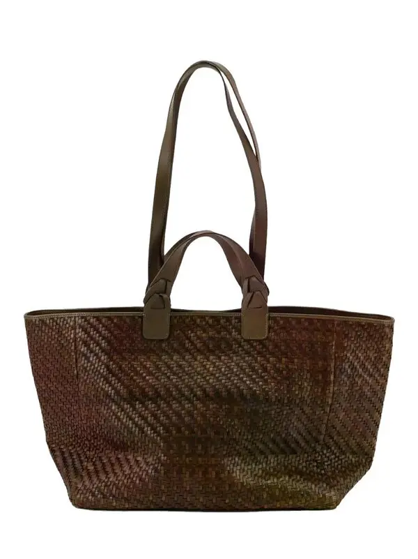 IBELIV Medium Elmio Woven Shoulder Bag - Brown