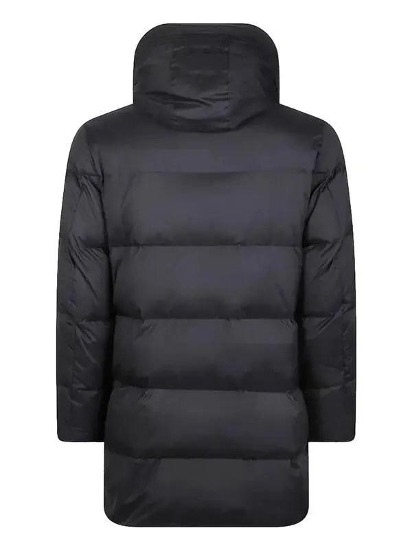 MONTECORE Quilted Hooded Coat - Blue