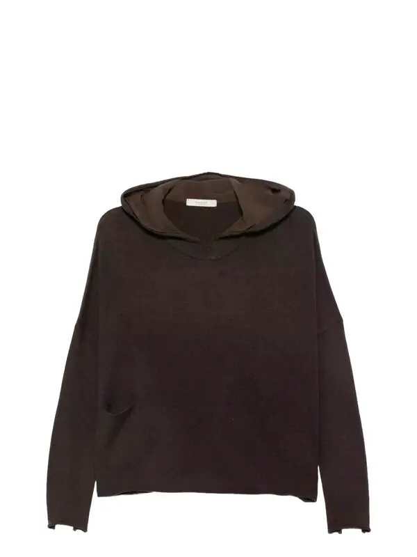 Kristensen Du Nord Cashmere-wool Hoodie Sweater - Brown