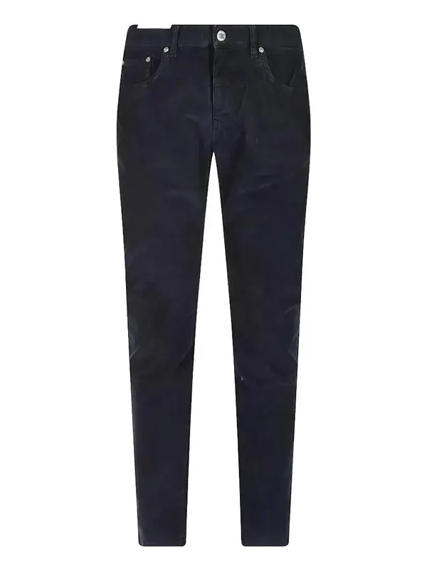 PT TORINO Corduroy Slim-fit Trousers - Blue
