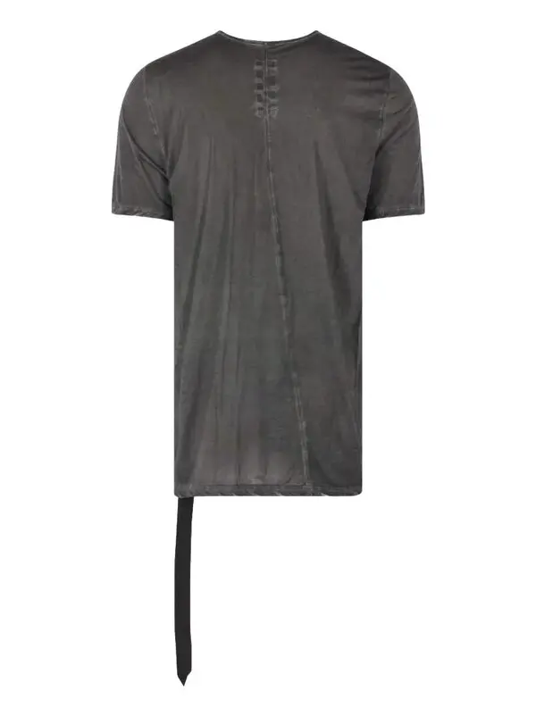 Rick Owens Level T Strap-detail T-shirt - Grey