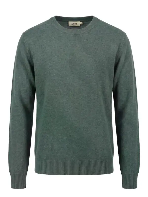 Altea Crew-neck Wool Sweater - Green