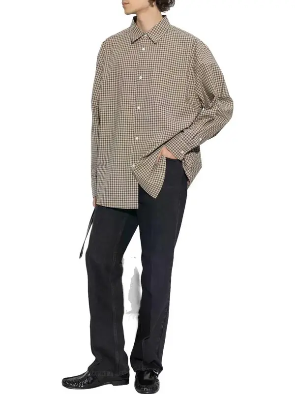 Marni Check-pattern Shirt - Neutrals