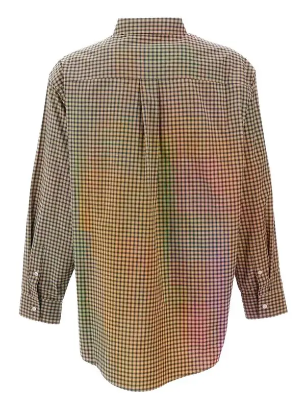 Marni Beige Shirt With Micro-check - Neutrals