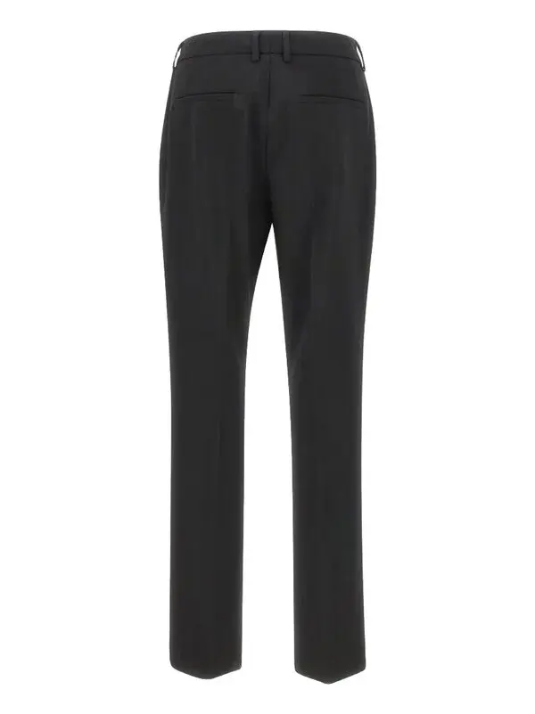 Filippa K Pressed-crease Slim-fit Trousers - Black