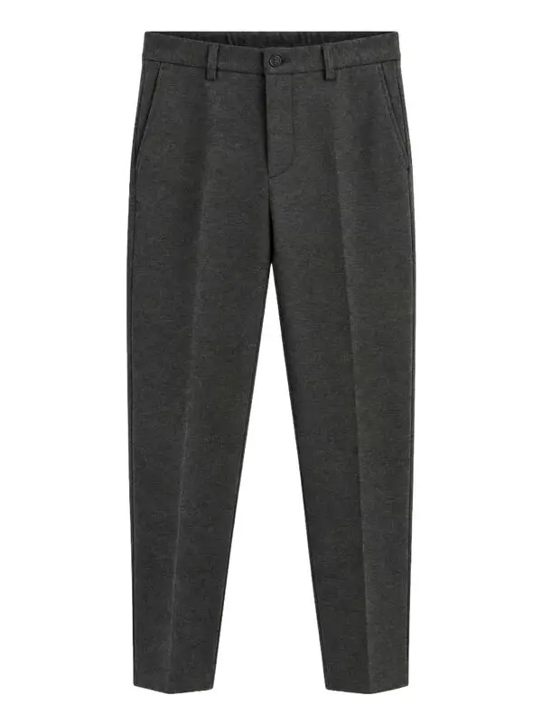 Seventy Pressed-crease Tailored Trousers - Grey