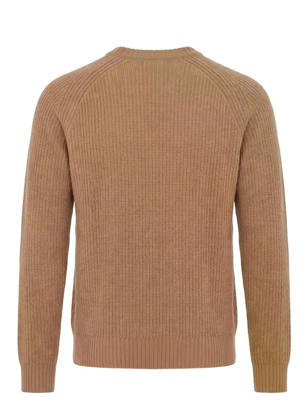 Altea Ribbed-knit Raglan-sleeve Sweater - Brown