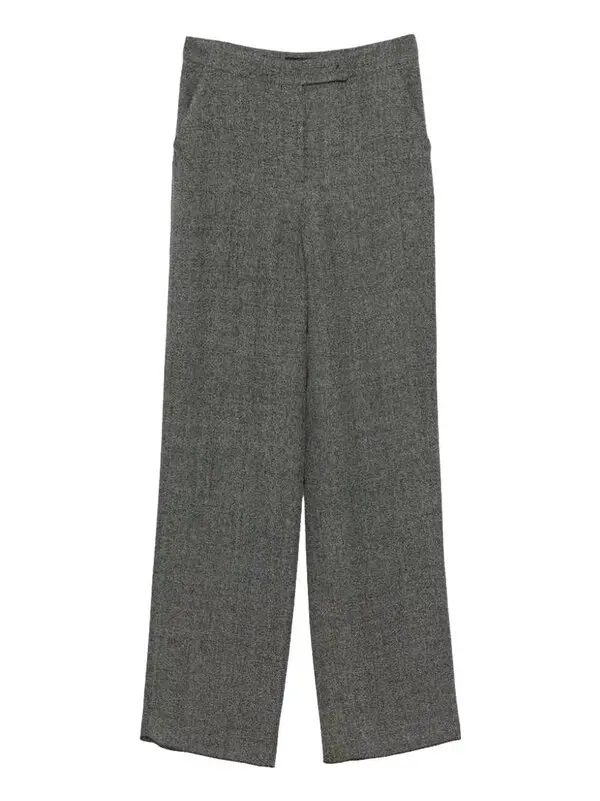 Emporio Armani Mouliné Trousers - Grey