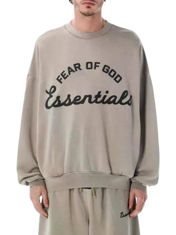 Fear Of God Logo-print Sweatshirt - Grey