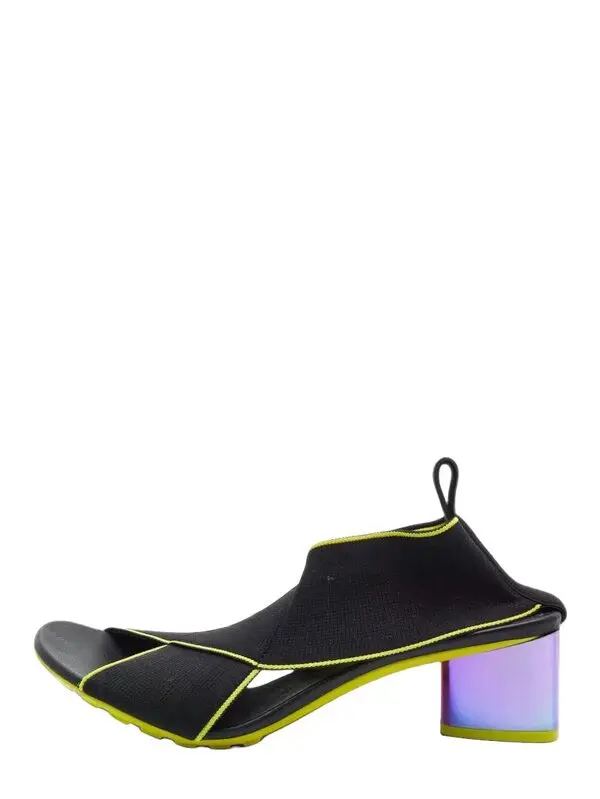 Bottega Veneta Flex Logo-embroidered Sandals - Black
