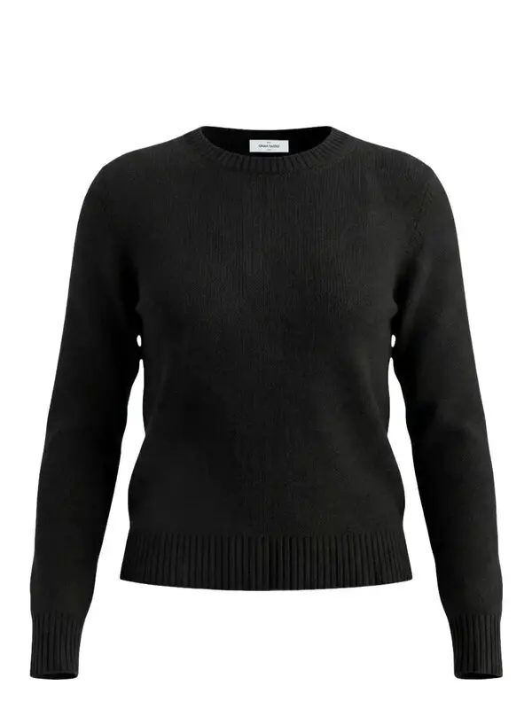 GRAN SASSO 3-ply Merinos Wool Sweater - Black