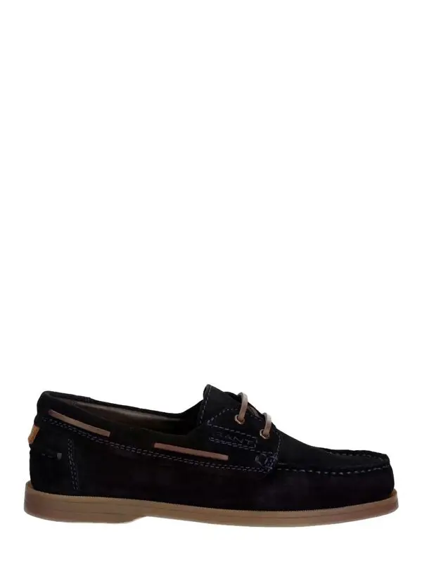 Gant Lace-up Suede Boat Shoes - Blue