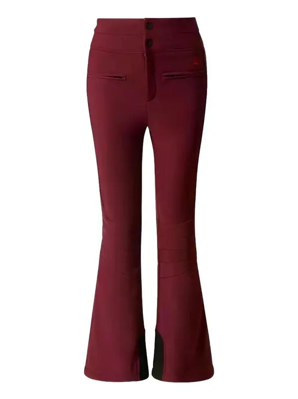 Perfect Moment High-waist Aurora Flare Ski Pants - Red