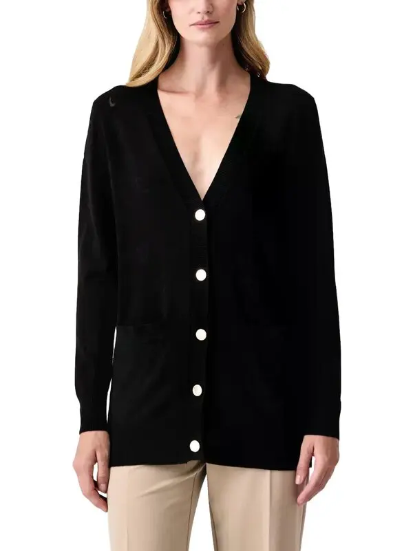 FRACOMINA V-neck Cardigan - Black