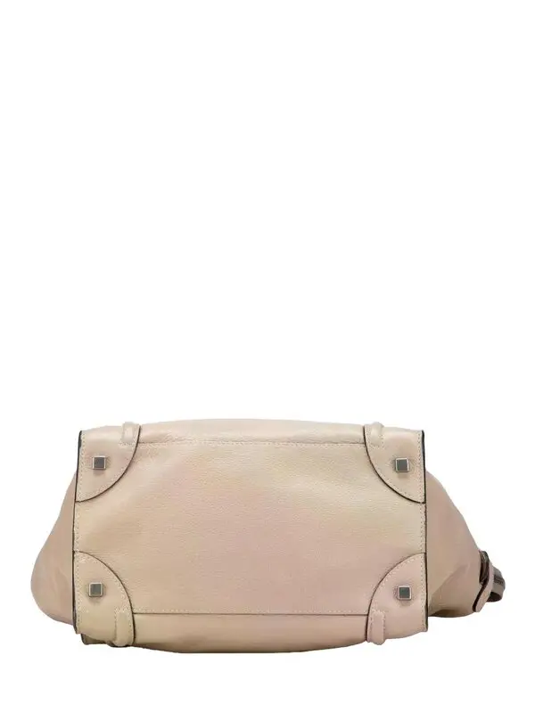 Celine 2012 Mini Calfskin Luggage Tote Bag - Brown