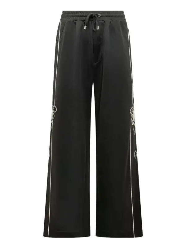 Amiri Lasso Embroidered Track Pants - Black