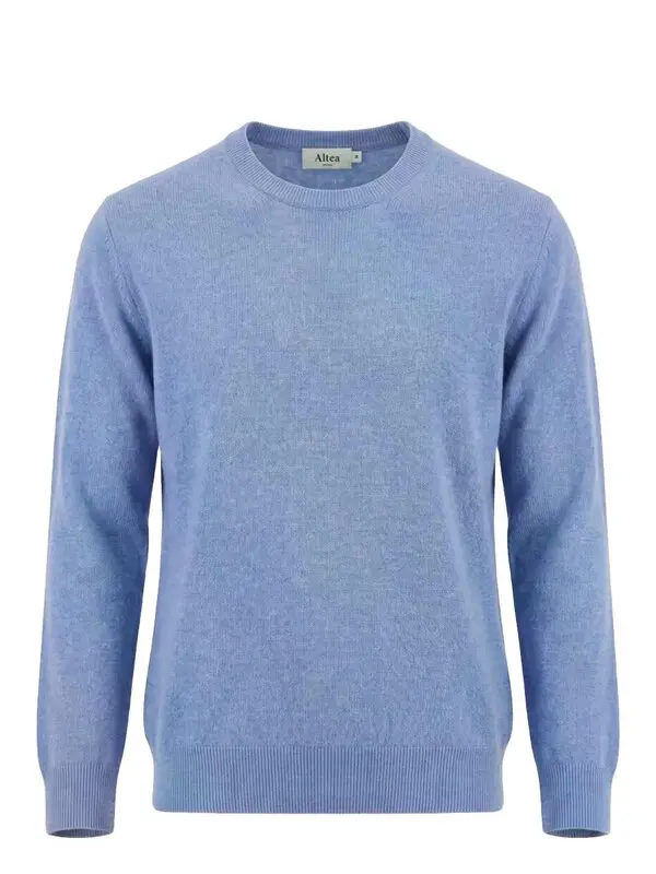 Altea Crew-neck Wool Sweater - Blue