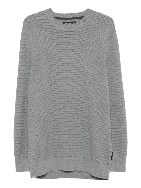 Marc O'polo Textured-knit Sweater - Grey
