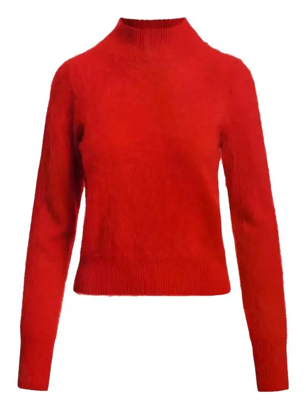 Essentiel Antwerp Karacas Ribbed-trim Sweater - Red