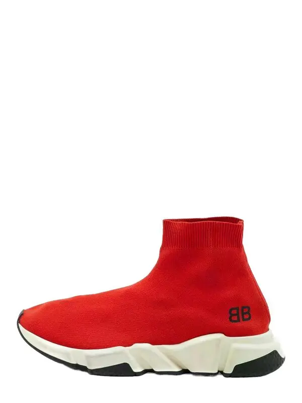 Balenciaga Speed Trainer Bb Sneakers - Red