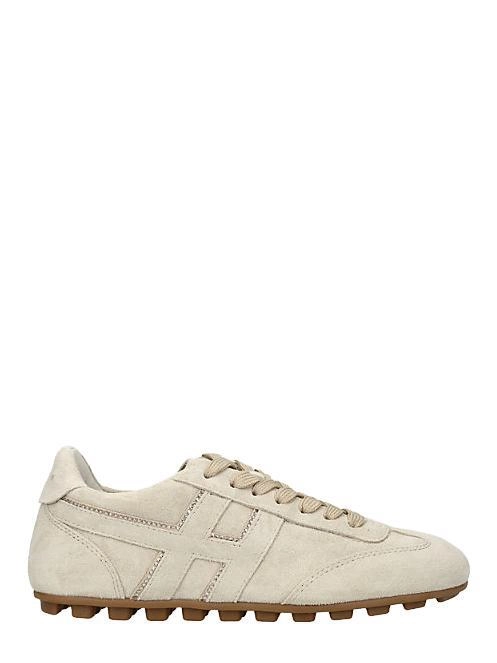 Hogan Allacciato Suede Trainers - Bone