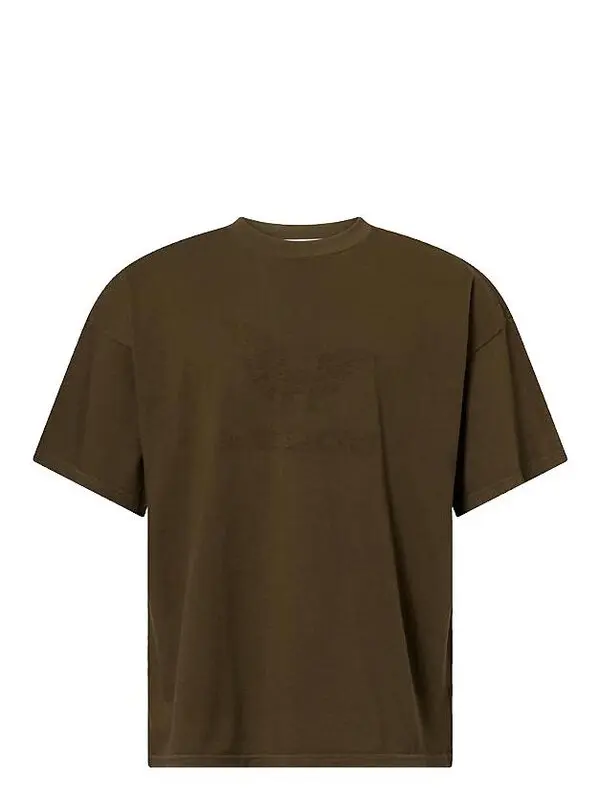 ALEXANDER DIGENOVA Inside Out Showroom Cotton T-shirt - Army