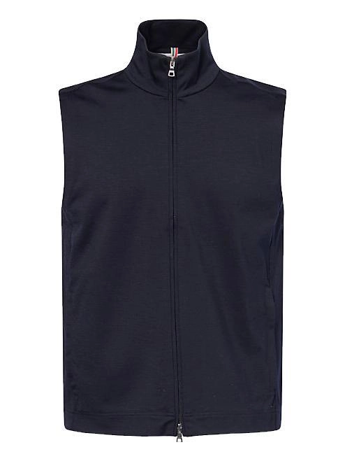 Orlebar Brown Dorien Funnel-neck Jersey Gilet - Night Iris