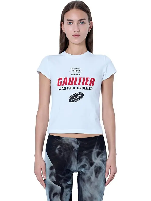 JEAN PAUL GAULTIER The Gaultier Baby Tee - White