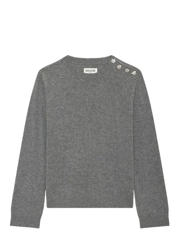 Zadig&Voltaire Cara Cashmere Sweater - Medium Grey