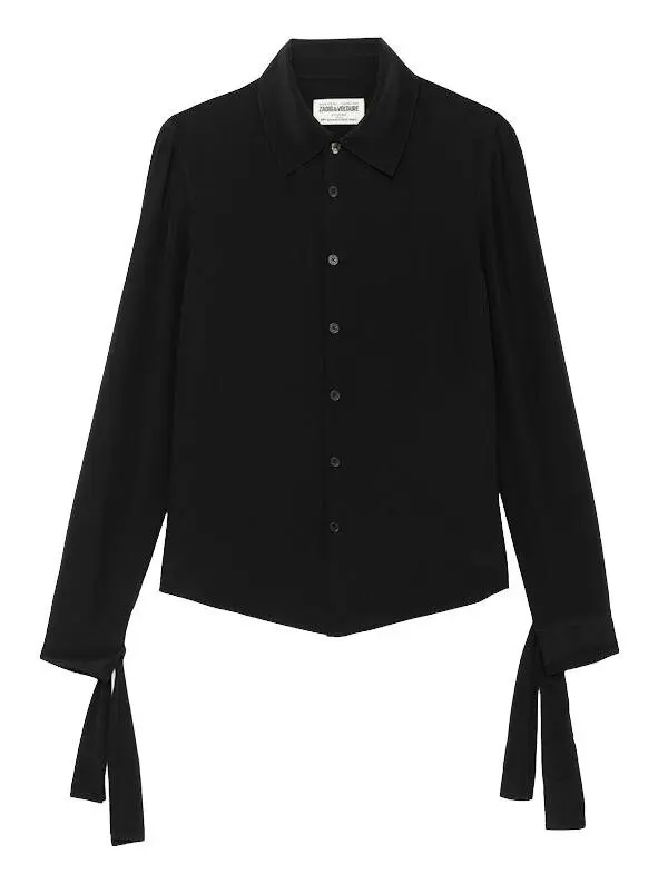 Zadig&Voltaire Turma Silk Shirt - Black