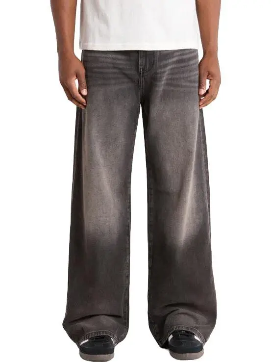 PACSUN Clayton Extreme Baggy Jeans - Black