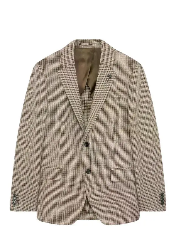 LARDINI Iconic Single-breasted Blazer - Neutrals
