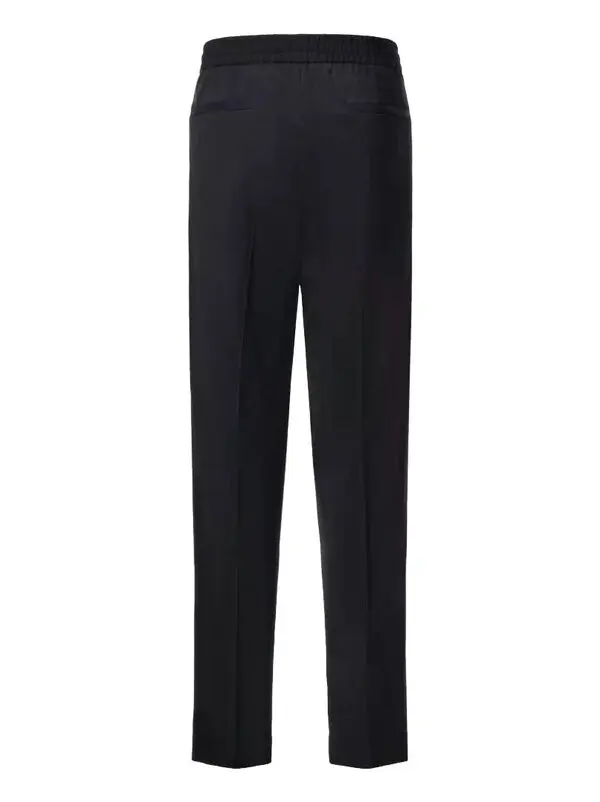 Zegna Pleated Elasticated-waistband Trousers - Blue