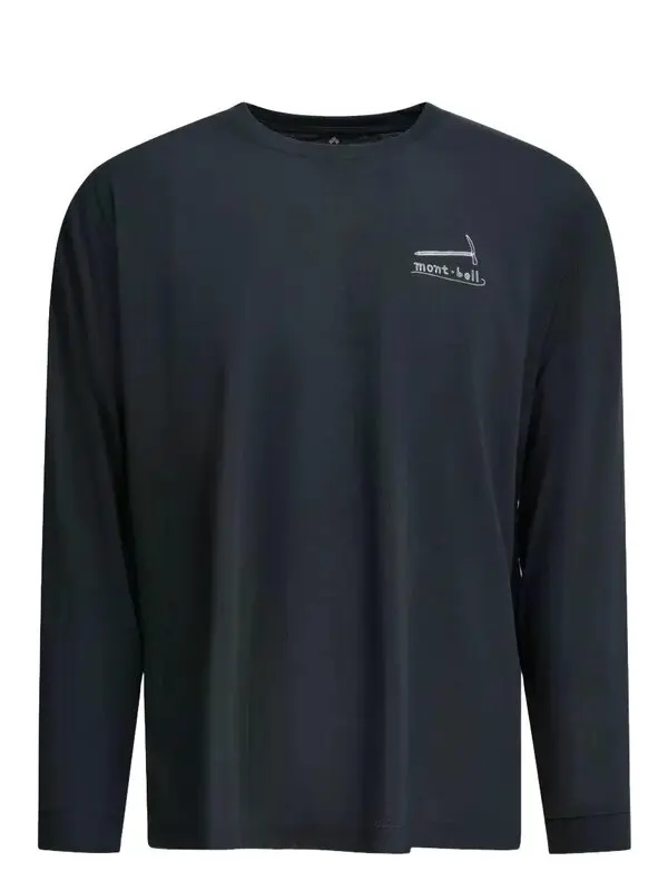 MONTBELL Wickron Mountain Gear Long-sleeve T-shirt - Blue
