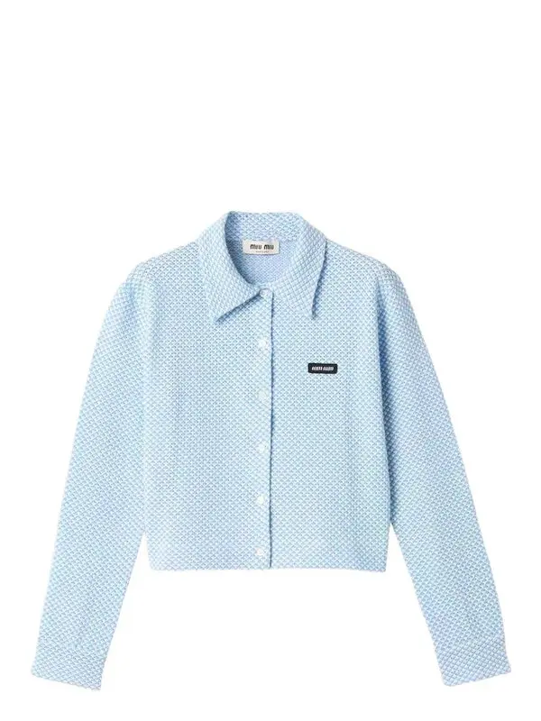 Miu Miu Cotton Shirt - Blue